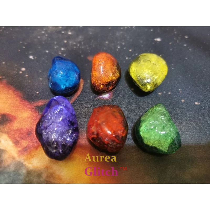 Marvel Avengers custom made Infinity Stones all 6 complete with lights ...