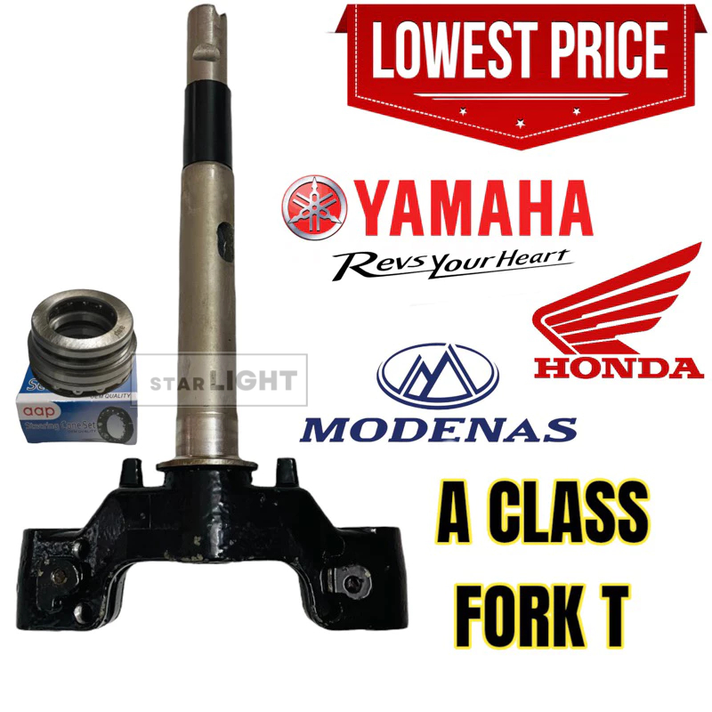 YAMAHA MODENAS T FORK / UNDER BRACKET / STEERING STEM FORK T / KAKI ...