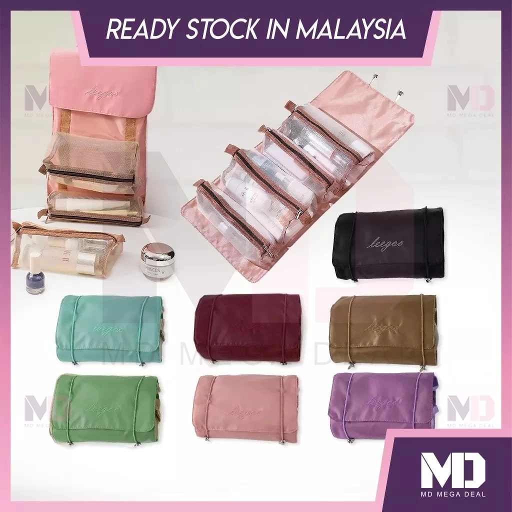 《Mega Deal》4 in 1 Makeup Cosmetic Bag Multifunctional Make Up Organizer ...