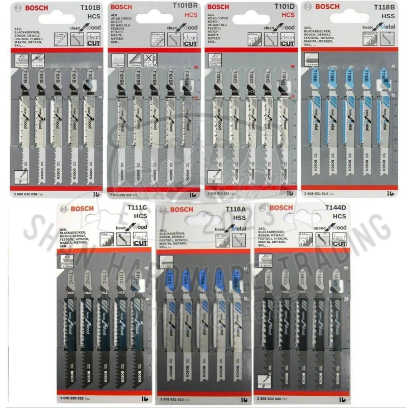 BOSCH T144D / T118A / T101AO / T101B / T111C / T119B / T244D / T318A ...