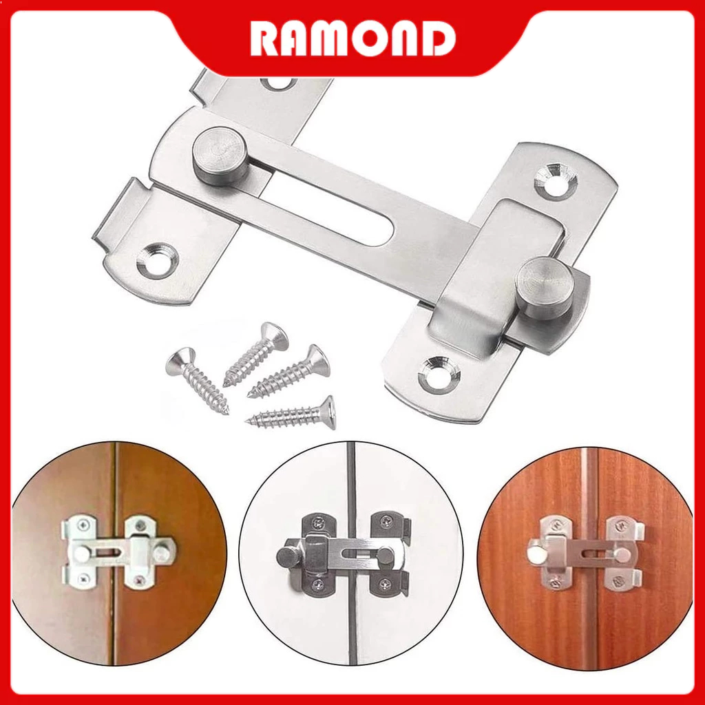 Stainless Steel Gate Latches Flip Latch Safety Door Bolt Latch Lock ...