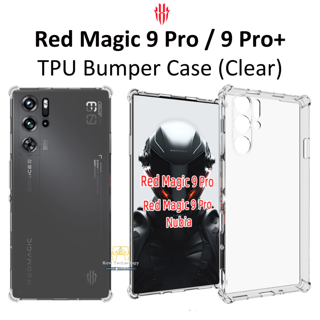 Red Magic 9 Pro Case RedMagic 9 Pro TPU Bumper Case Casing Cover ...