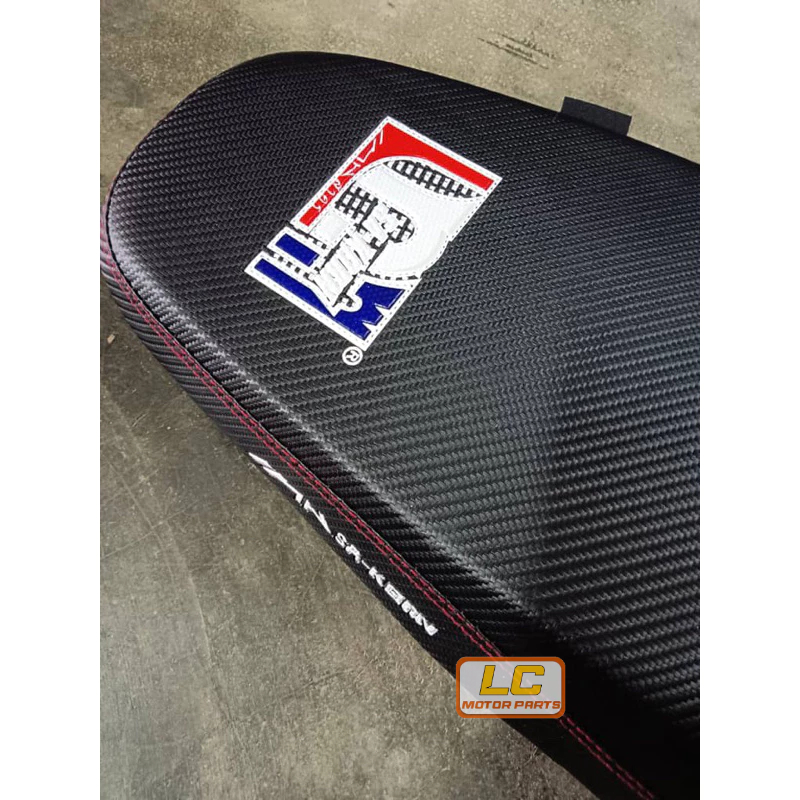 SA-KORN SAKORN SEAT FLAT RACING (CARBON) EX5 DREAM 110 Fi WAVE125 ULTIMO WAVE125X S EX5 DREAM110 ...