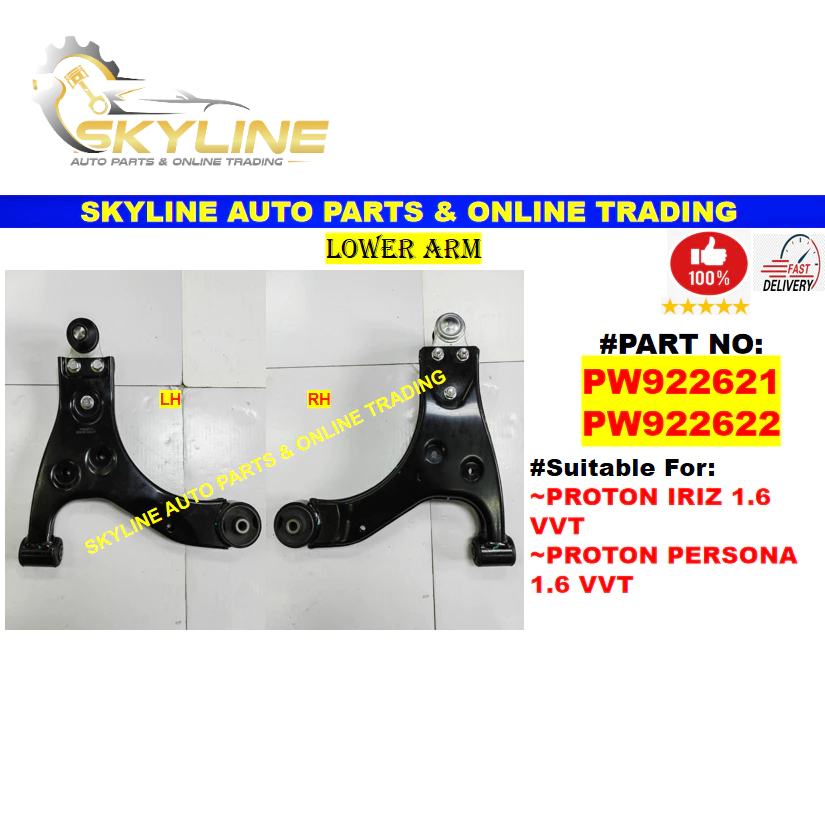 PW922621 & PW922622 Lower Arm Proton Iriz 1.6 VVT / Proton Persona 1.6 ...