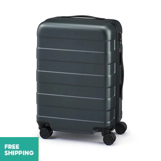 MUJI Free Adjustable Handle Hard Carry-On Suitcase (36L) | Shopee Malaysia