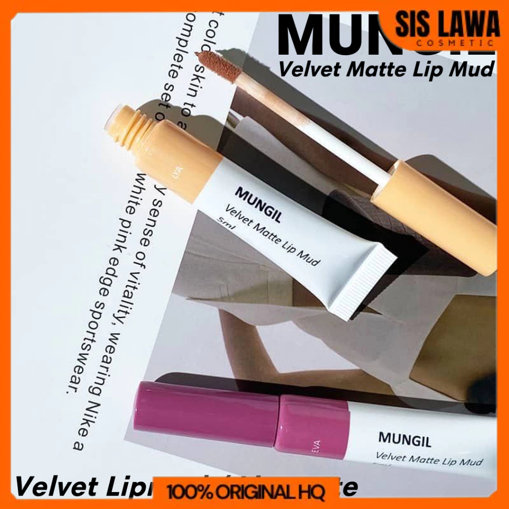 Mungil Lipmatte / Mungil Velvet Matte Lip Mud / Lips Matte Lipmud Lya ...