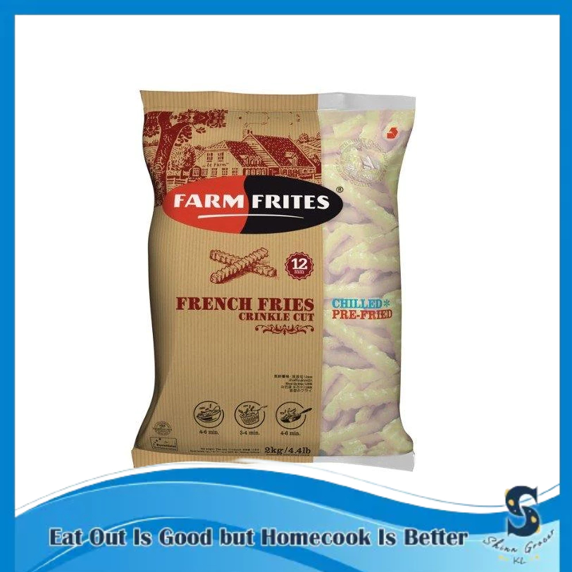 Farm Frites French Fries Crinkle Cut 2KG/PKT (Delivery in Klang Valley ...