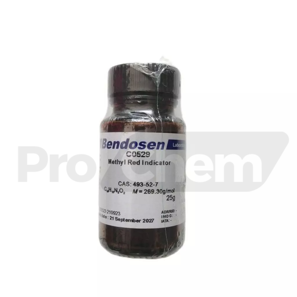 Methyl Red Indicator, Bendosen 25g [CAS No. 493-52-7] | Shopee Malaysia