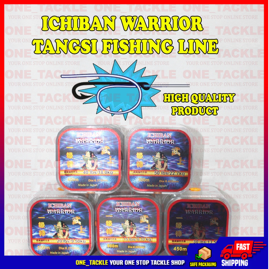 Ichiban Warrior Tangsi Fishing MonoLine | Shopee Malaysia