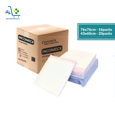 Connecx - Incomecx ,FULL CARTON 5ply Disposable Underpads, with SAP, by ...