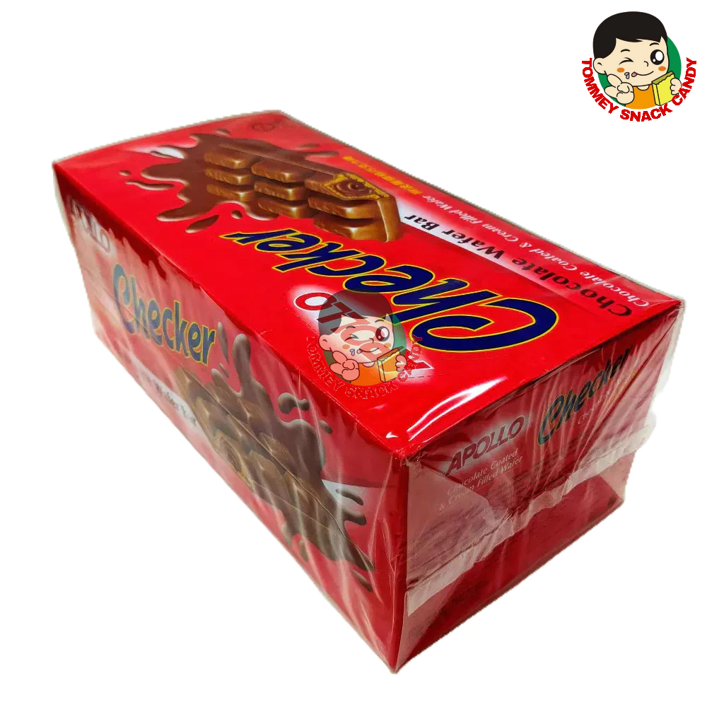 Apollo Checker Chocolate Wafer bar 24 x 32g | Shopee Malaysia