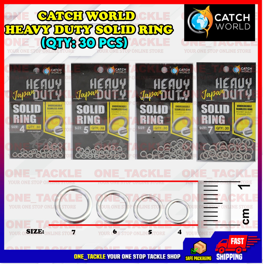 Catch World Solid Ring Heavy Duty (30pcs/pck) | Shopee Malaysia