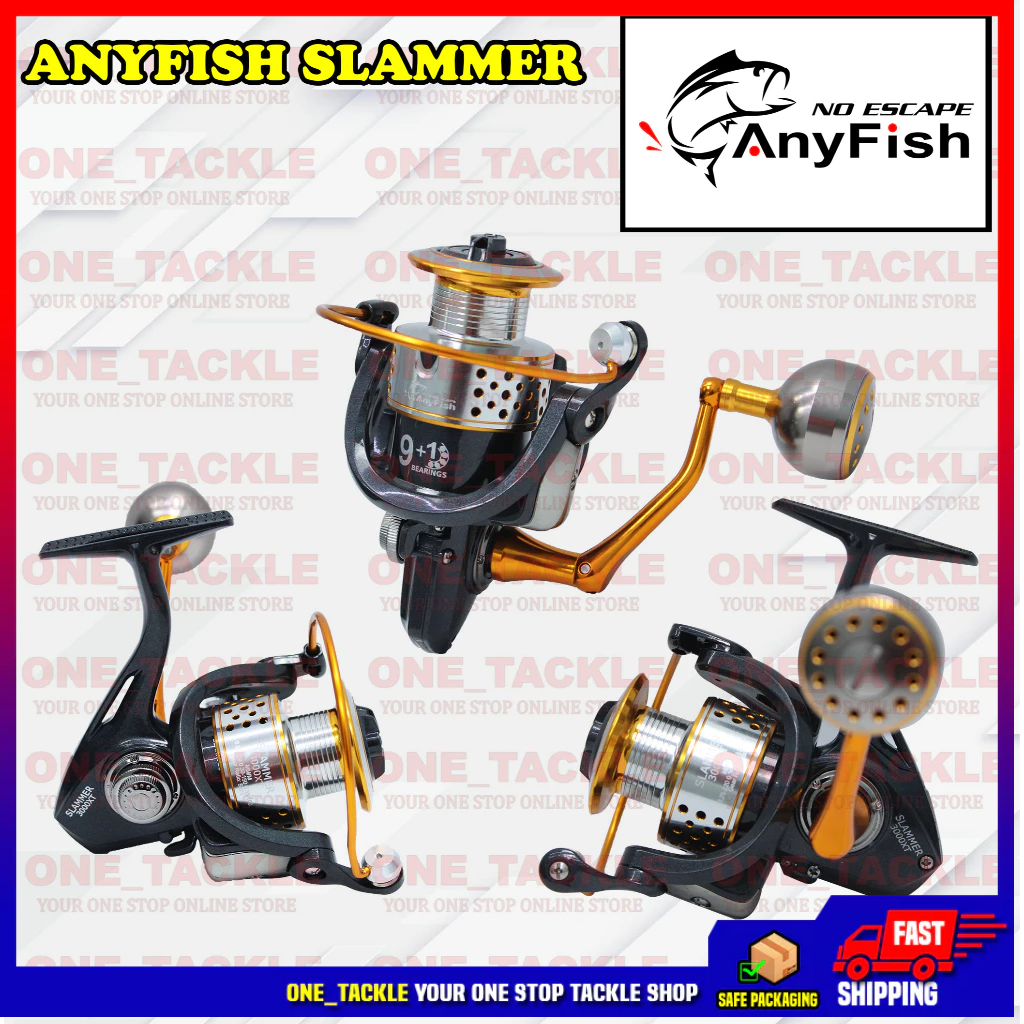 Anyfish Slammer Spinning Reel | Shopee Malaysia