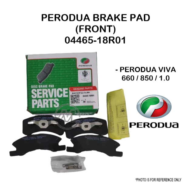 PERODUA FRONT BRAKE PAD 04465-18R01 PERODUA VIVA 660 VIVA 850 VIVA 1.0 ...