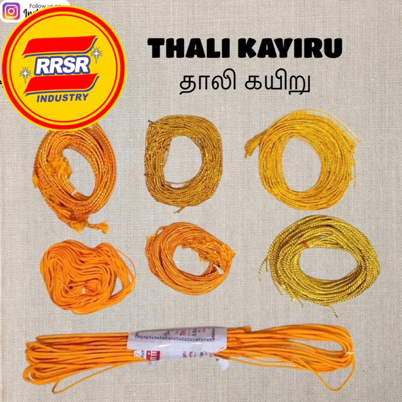 Thali Kayiru ( Gold / Nylon / Glid / Normal Kayiru ) - 12pcs in 1set ...