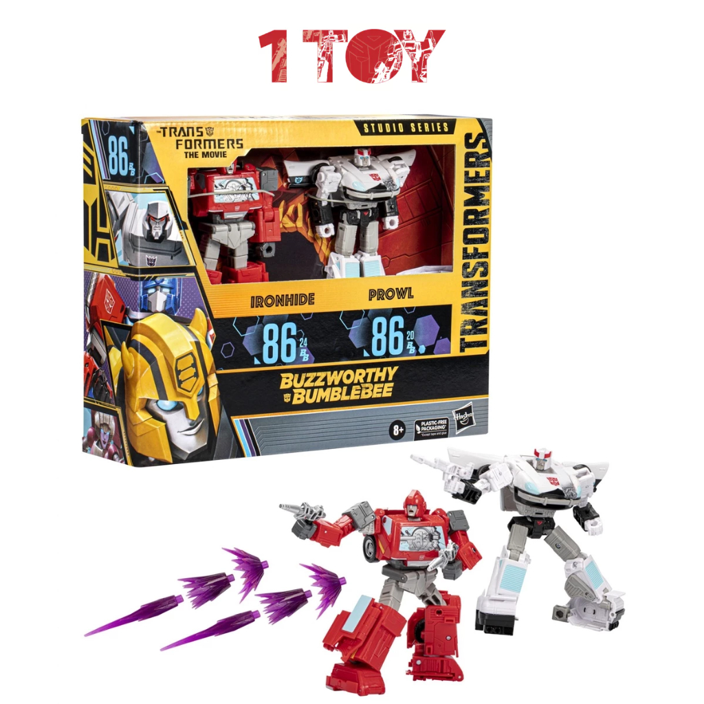 Transformers Buzzworthy Studio Series SS86-20BB Prowl & SS86-24BB ...