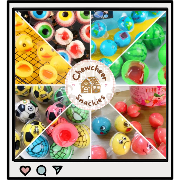 [HALAL] JC Boom Syrup Soft Candy Easy-to-eat Jelly Center Filled Juice ...