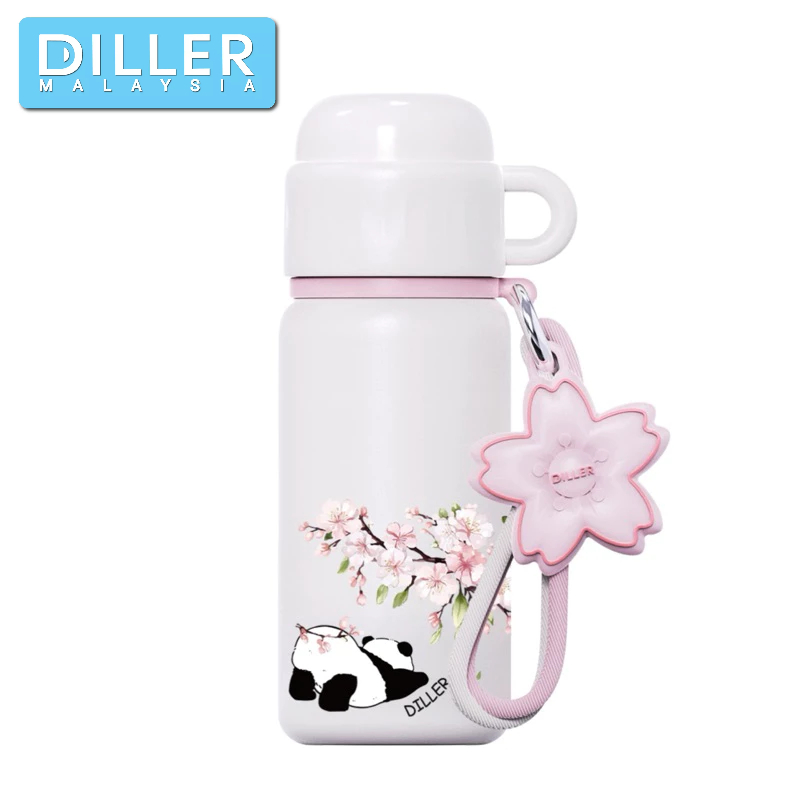 Diller Sakura Panda 316 Stainless Steel Vacucm Flask Thermo water Bottle MLH9203 (500ml ...
