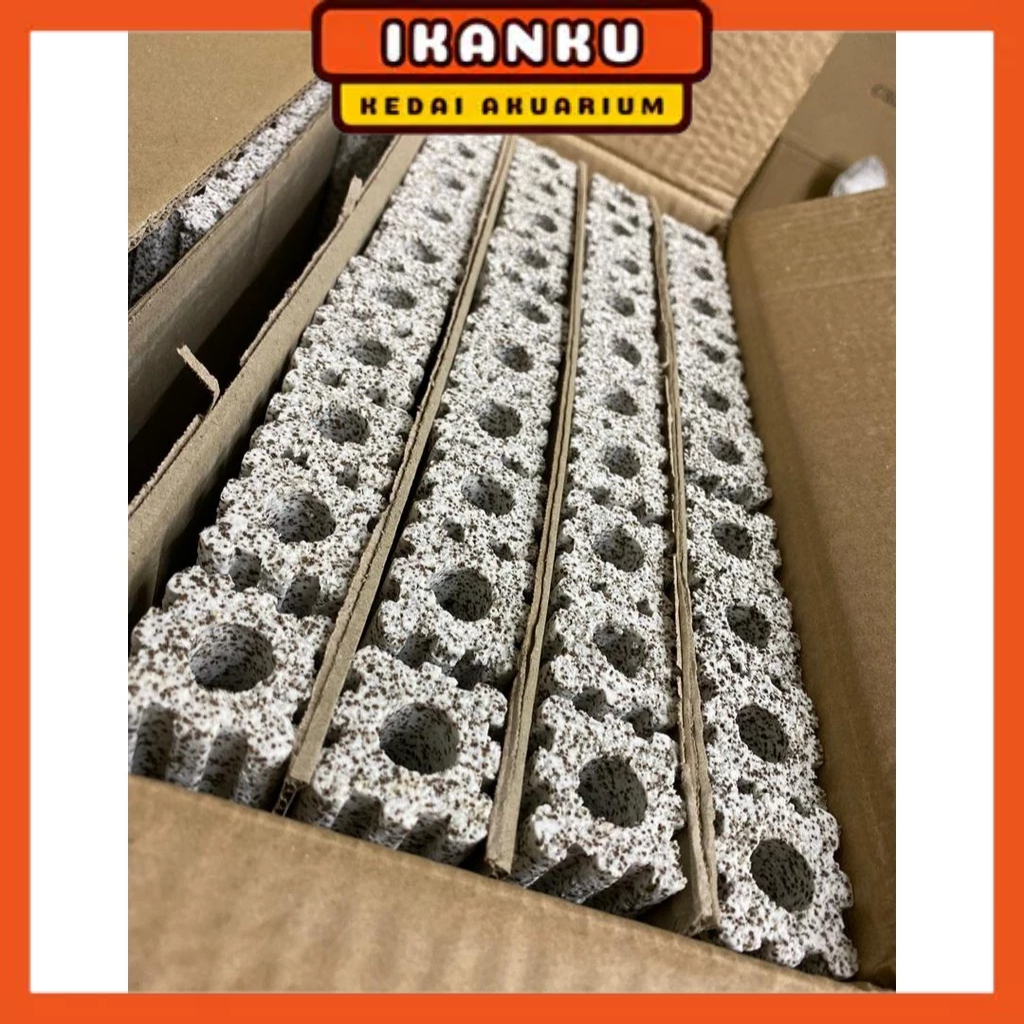 [100 pcs] Bio Filter Media Nano Tube Quartz Nano Pillar Bacteria House ...