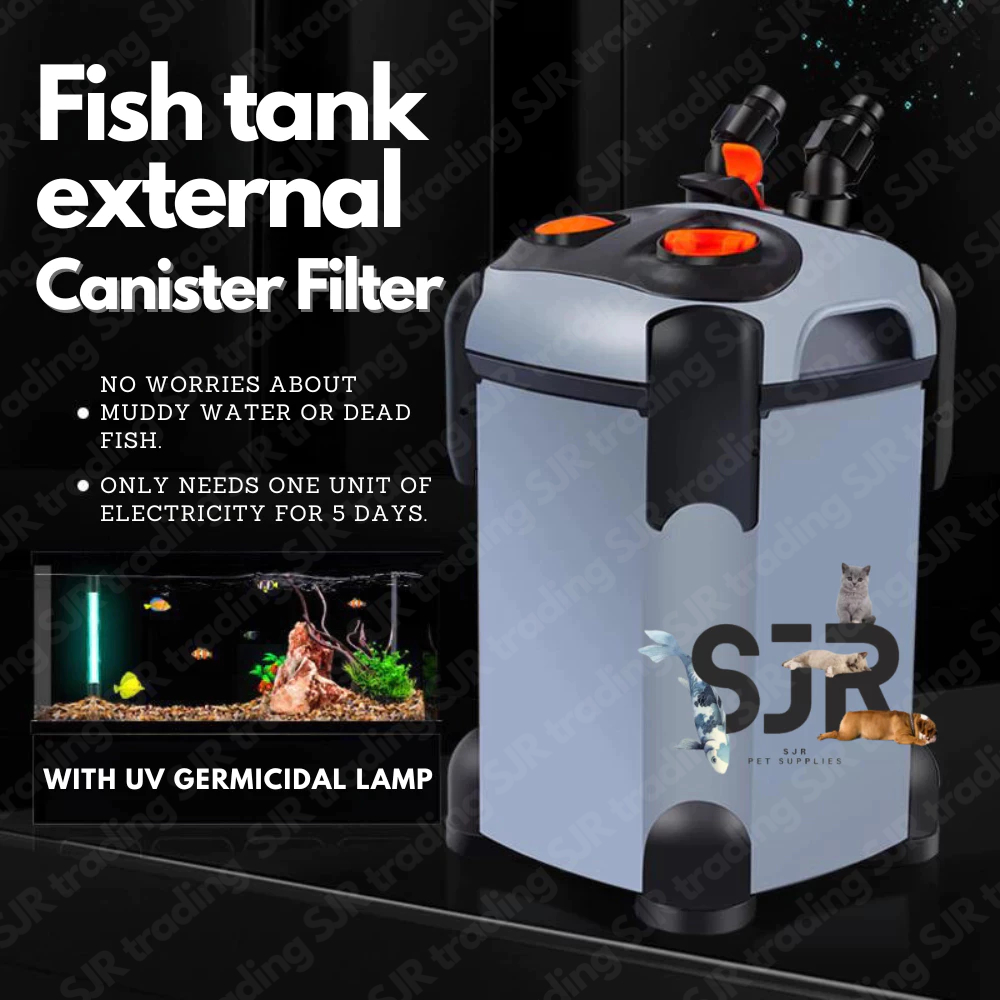 SOBO Canister External Filter / UV with Aquarium Pump SF-650F SF-850F SF-1000F SF-1500F 6m ...