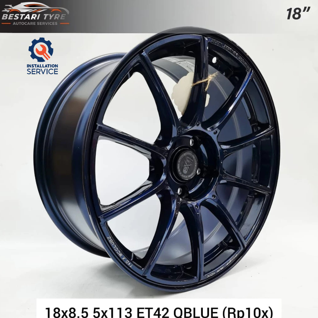 【Installation Available】RP10X RAXER FLOW FORMING 18 INCH 18X8.5 5X113 ET42 QBLUE READY STOCK ...