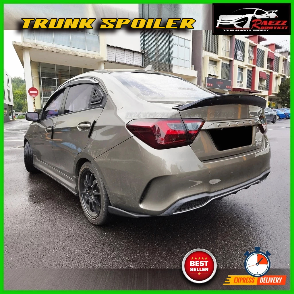 💥Ready Stock💥 Pronton Saga VVT 2016~2021 **Trunk Spoiler** ( Ducktail ...