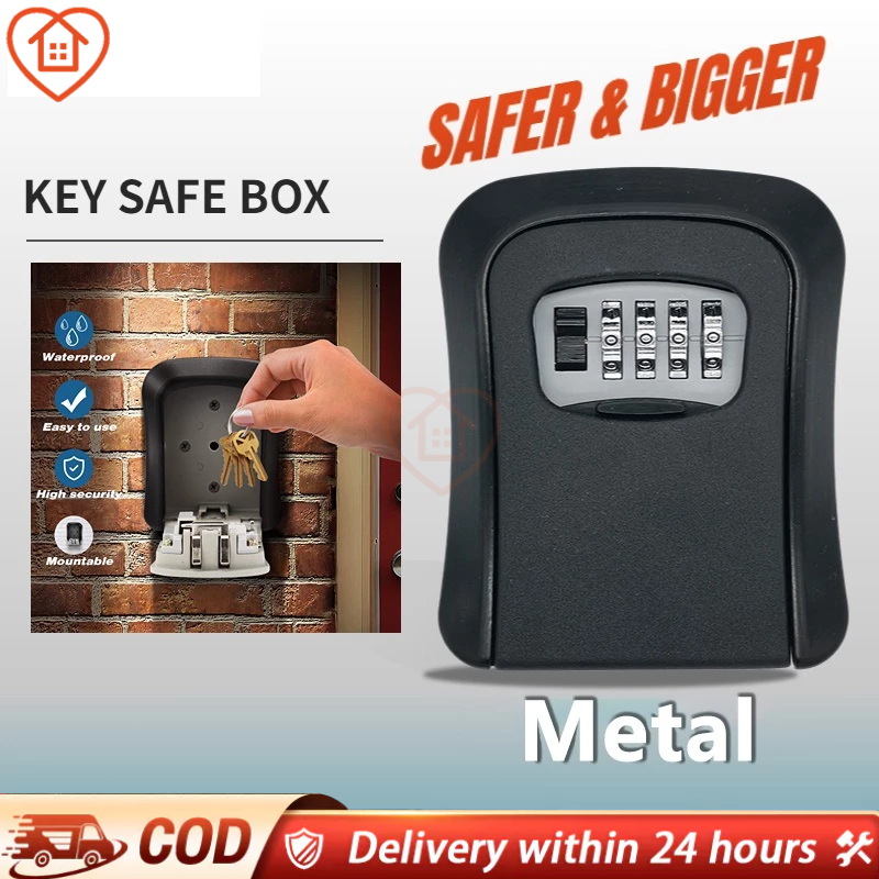 📣LOWEST PRICE📣4 Digit Combination Wall Mount Key Storage Security Lock ...