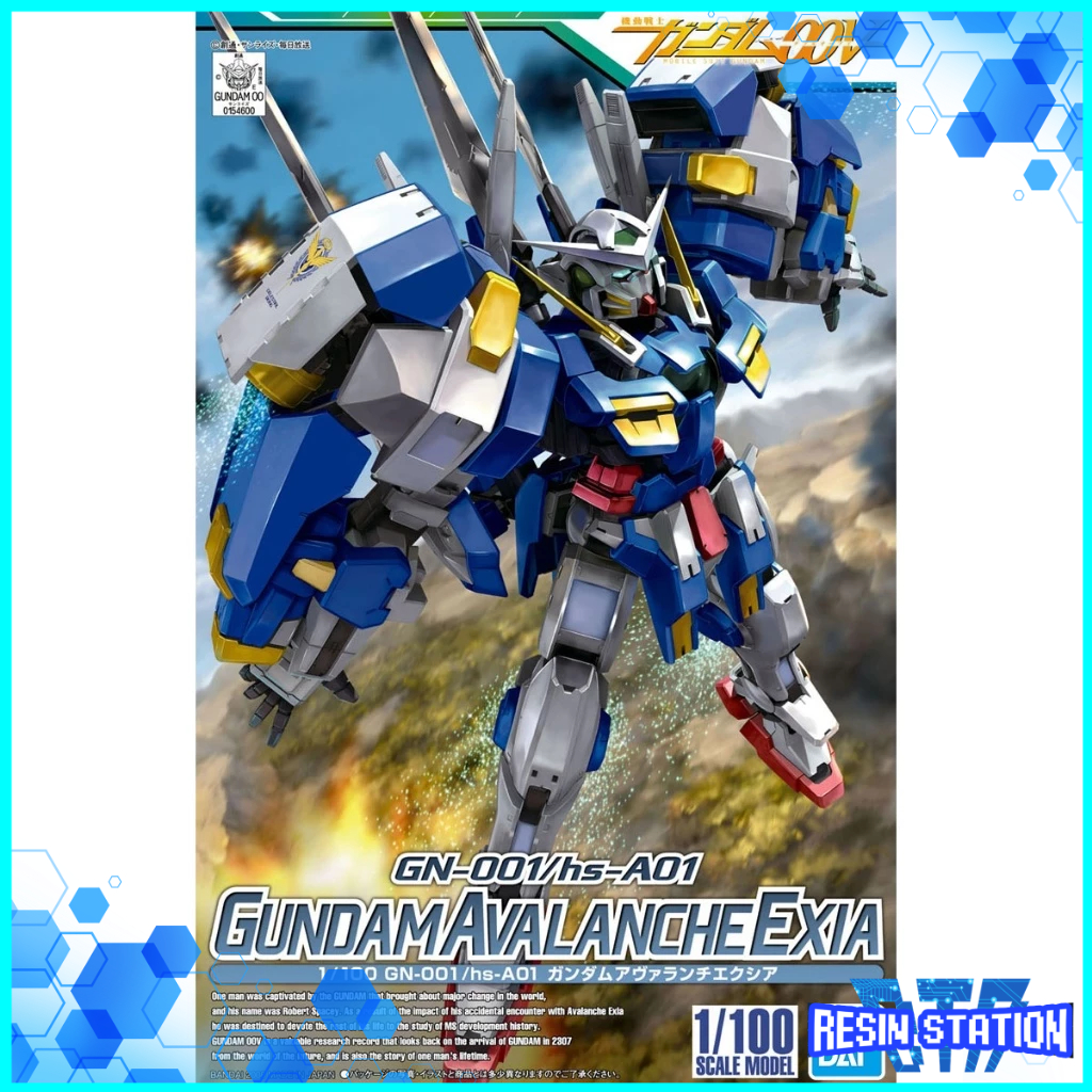1/100 GUNDAM AVALANCHE EXIA 00 GUNDAM BANDI GUNPLA MODEL KITS | Shopee ...