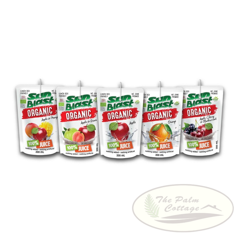 Sunblast 100% Organic Juice 200ml 有机果汁 | Shopee Malaysia