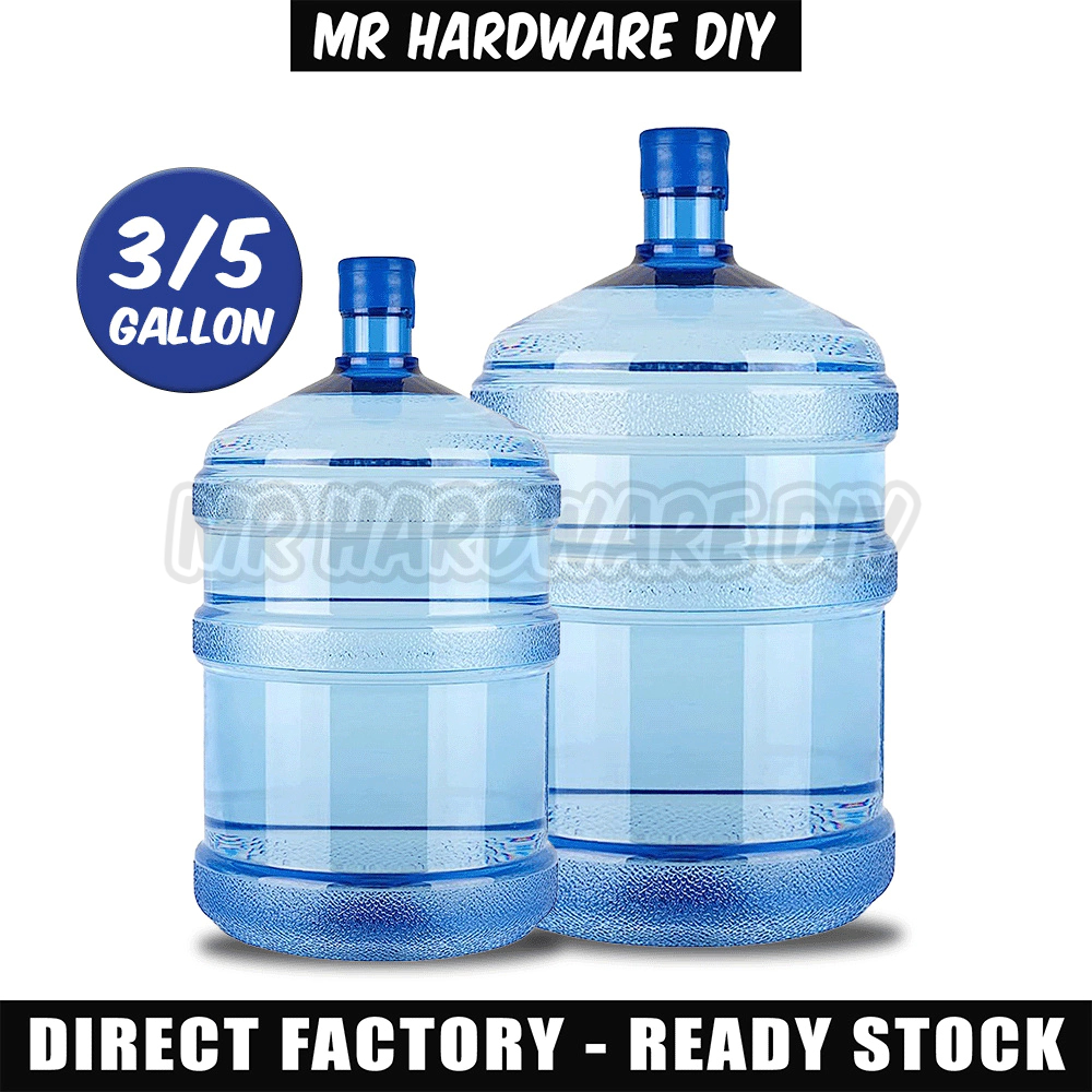 3 / 5 Gallons Large Capacity Water Bottle Tank Storage with Cap for ...