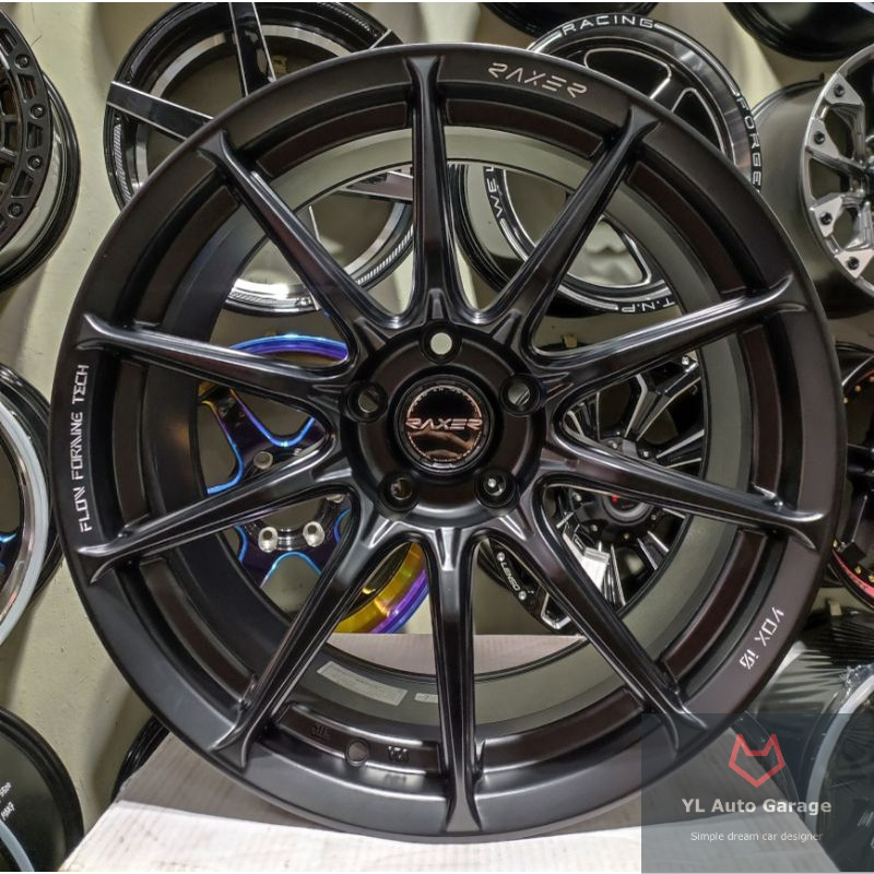 Raxer VOX10 Flow Forming [Matte Black] Sport Rim 18x8.5JJ ET40 (5x112 ...