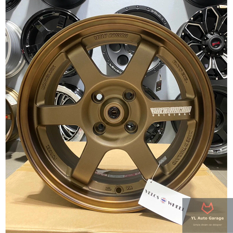 Velos Wheel TE37 [Bronze 2 Ton] Sport Rim 15x7JJ ET35 (4x100) | Shopee ...