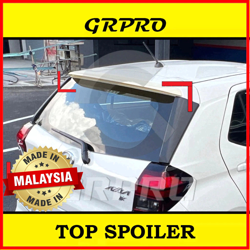 🔥PLUG AND PLAY🔥AXIA ACE Spoiler Perodua New Axia 2023 D74A Top Spoiler ...