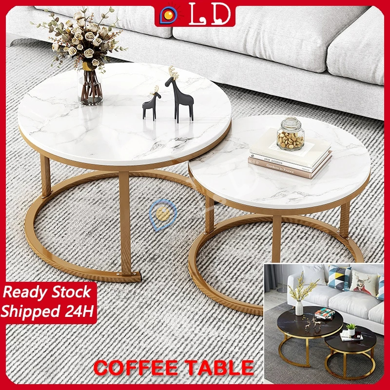 ITALY Coffee Table Meja Kopi Ruang Tamu Meja Coffee Table/Side Table ...