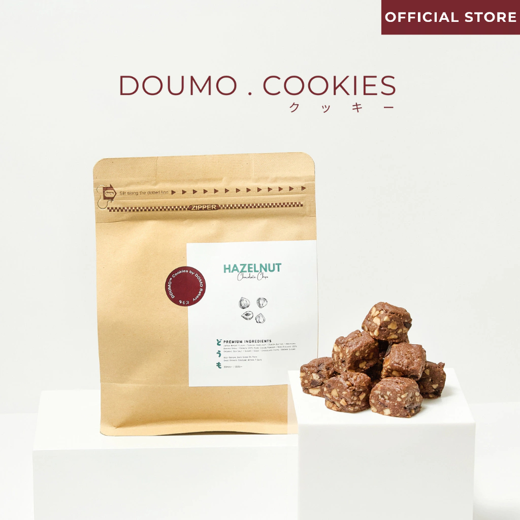 Hazelnut Chocolate Chips Cookies - 150g (Ready Stock) - *Doumo Cookies ...