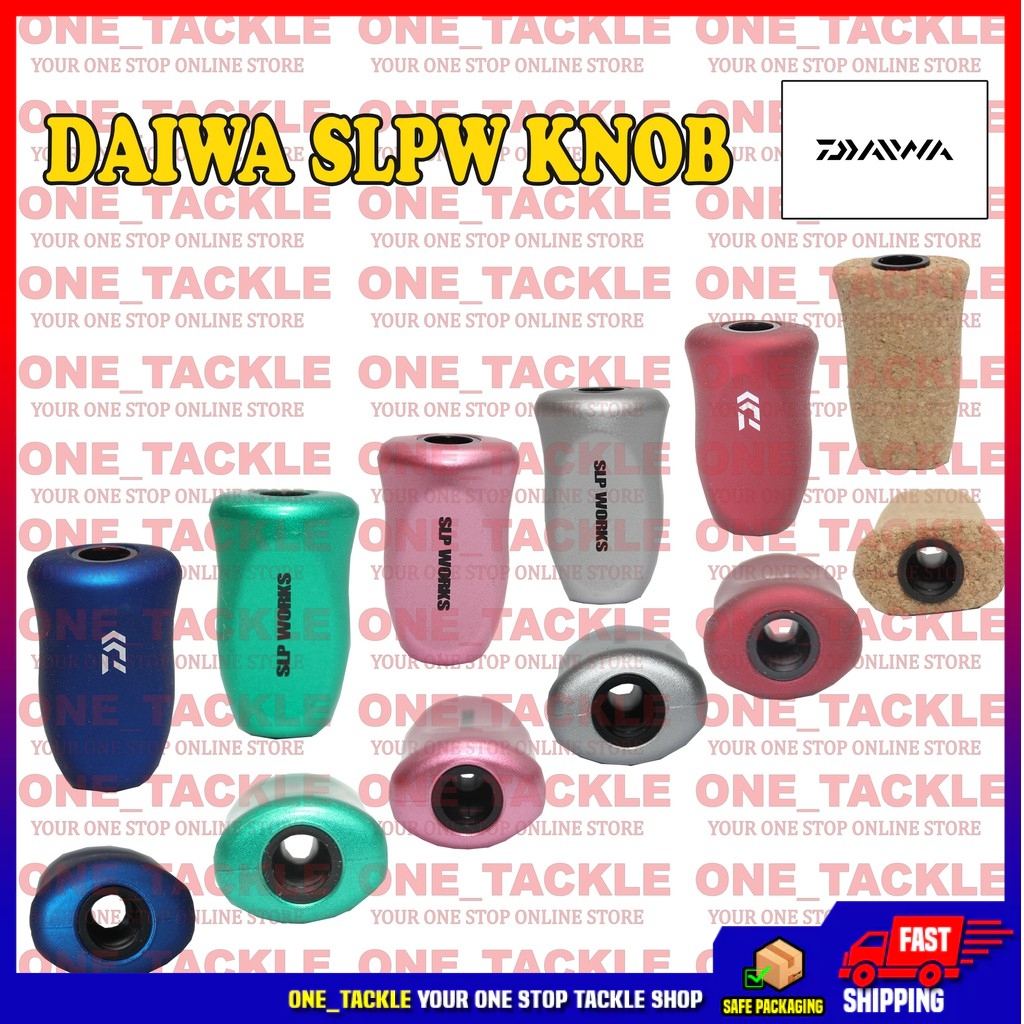 Daiwa SLP/RCS I Shape Cork Knob Colour Daiwa (100% Original) | Shopee ...