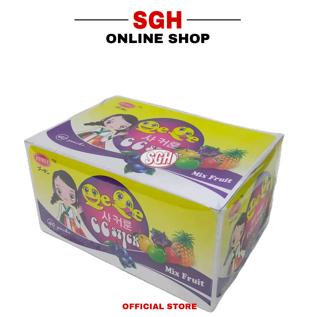 CC STICK STRAW MIX FRUIT JOMEI 40pcs Halal | Shopee Malaysia