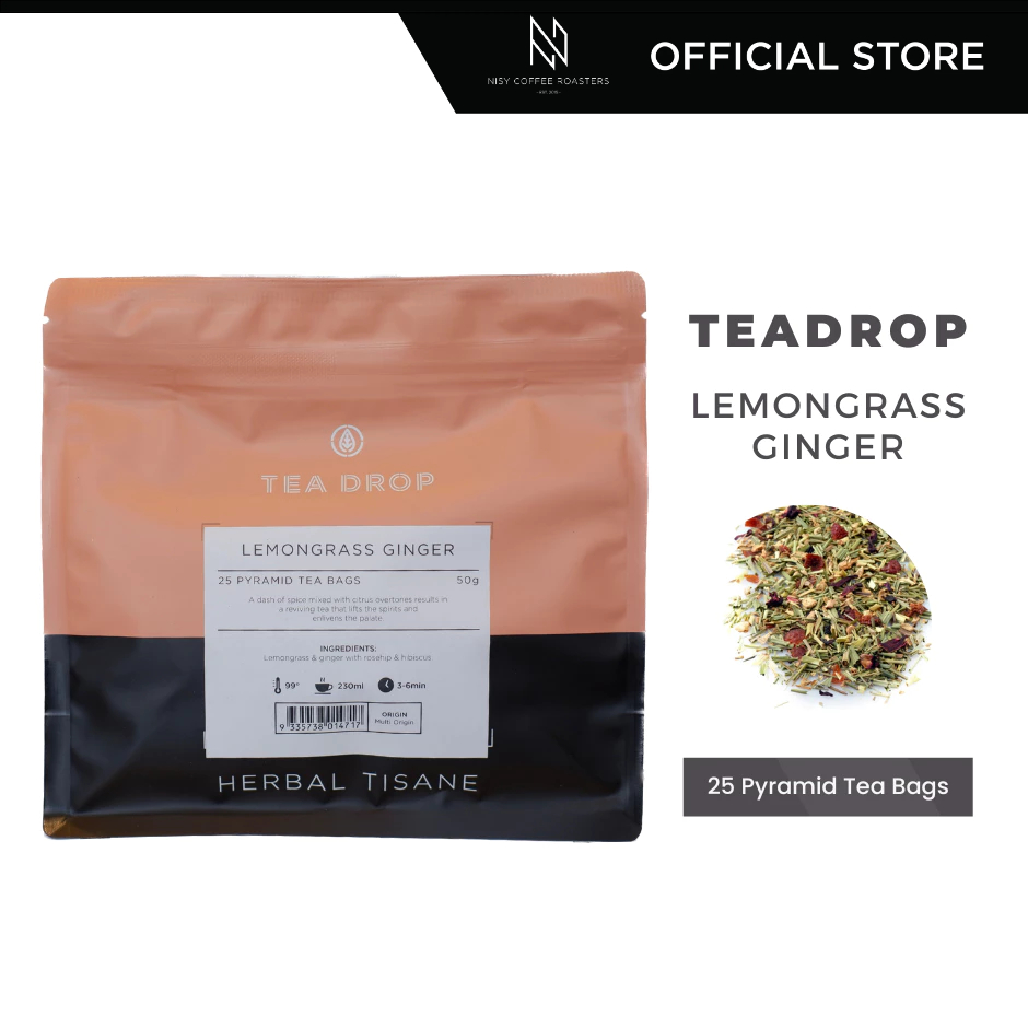 TEA DROP - Lemongrass Ginger 25 tea bags | Shopee Malaysia
