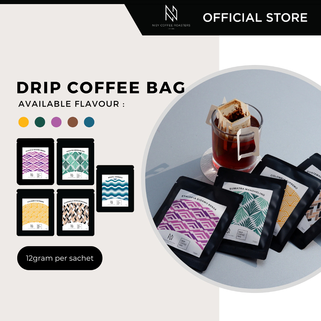 Single Sachet Drip Coffee Bag - Single Sachet filter coffee | Shopee ...