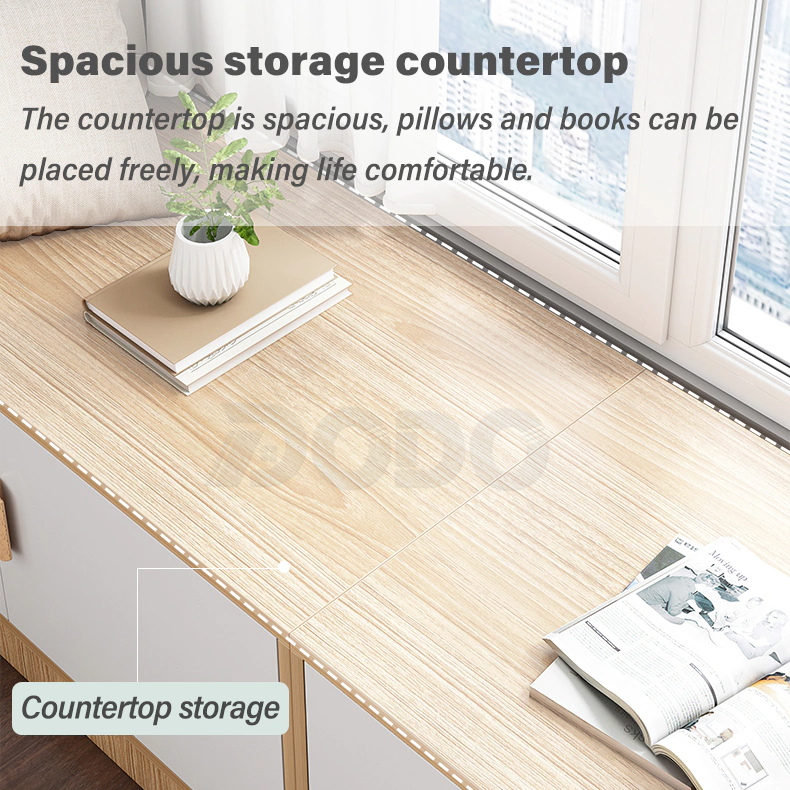 DO 2/3 Door Bay Window Storage Cabinet Balcony Floor Low Cabinet Home ...