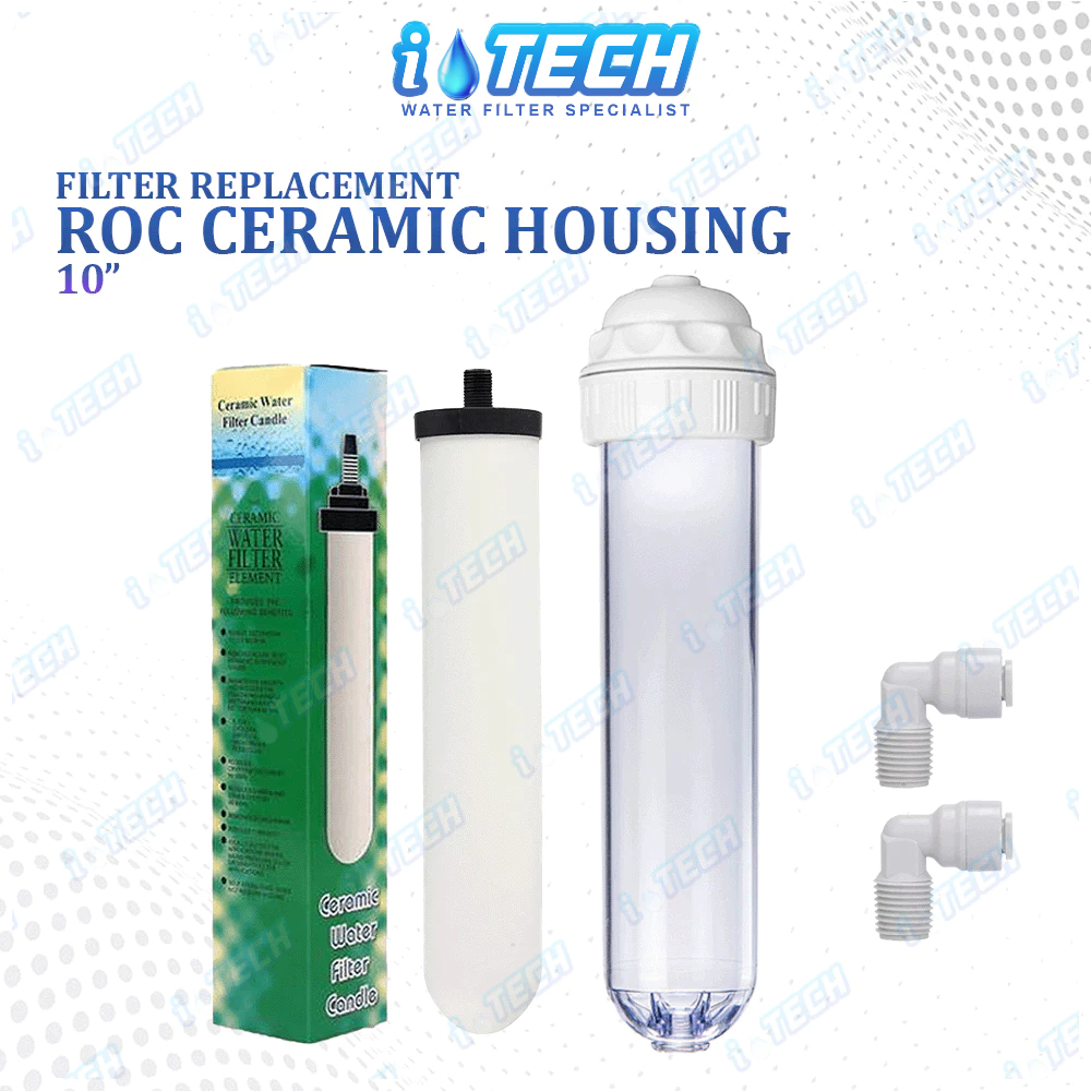 10" ROC Transparent Ceramic Housing Pre Filter Ceramic Casing ...