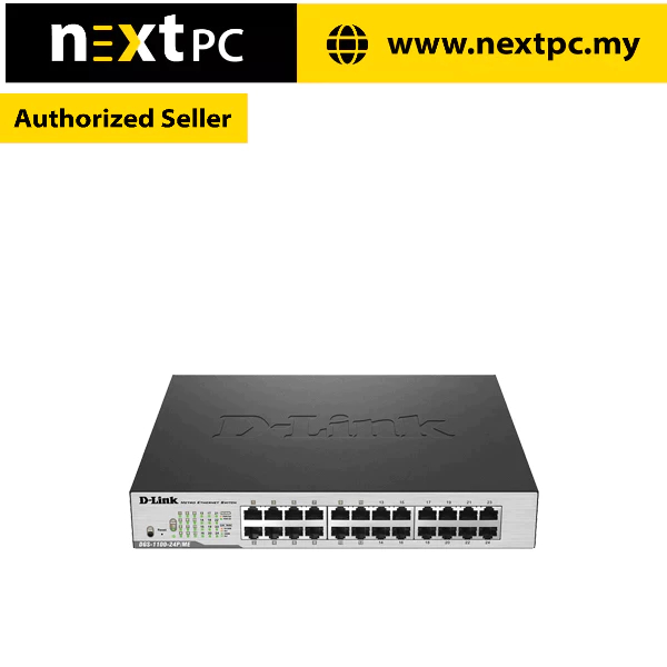 [Ready Stock] 24-Port Gigabit Smart Managed PoE Switch with 12 port PoE ...