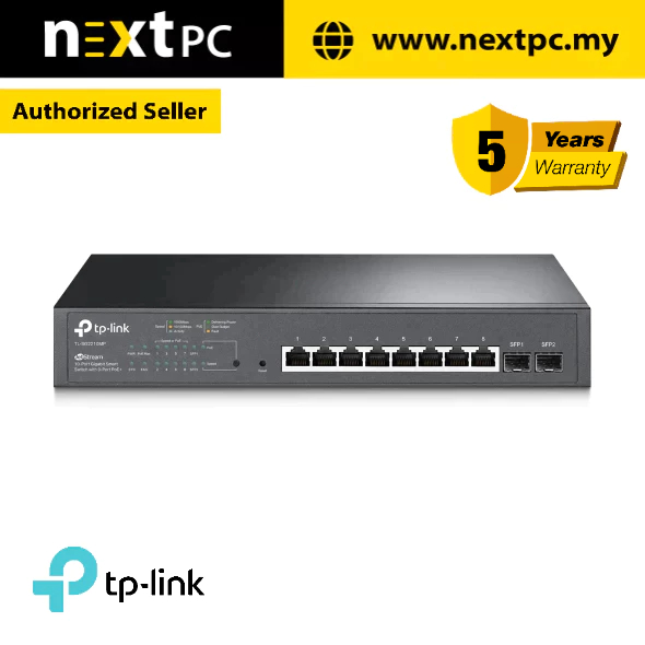 [Ready Stock] TP-LINK TL-SG2210MP JetStream 10-Port Gigabit Smart ...
