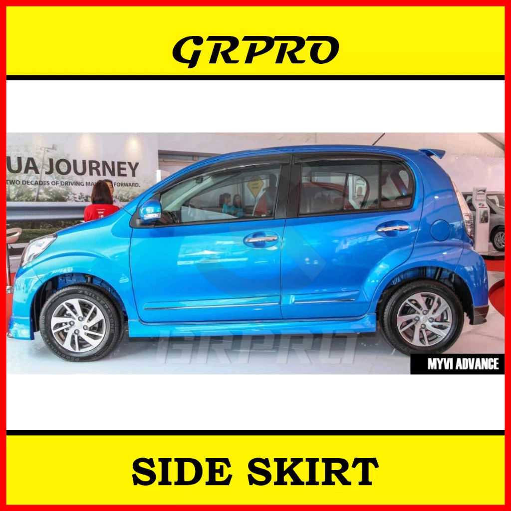 Perodua Myvi 2015-2017 ICON Side Skirt/Side Bodykit | Shopee Malaysia