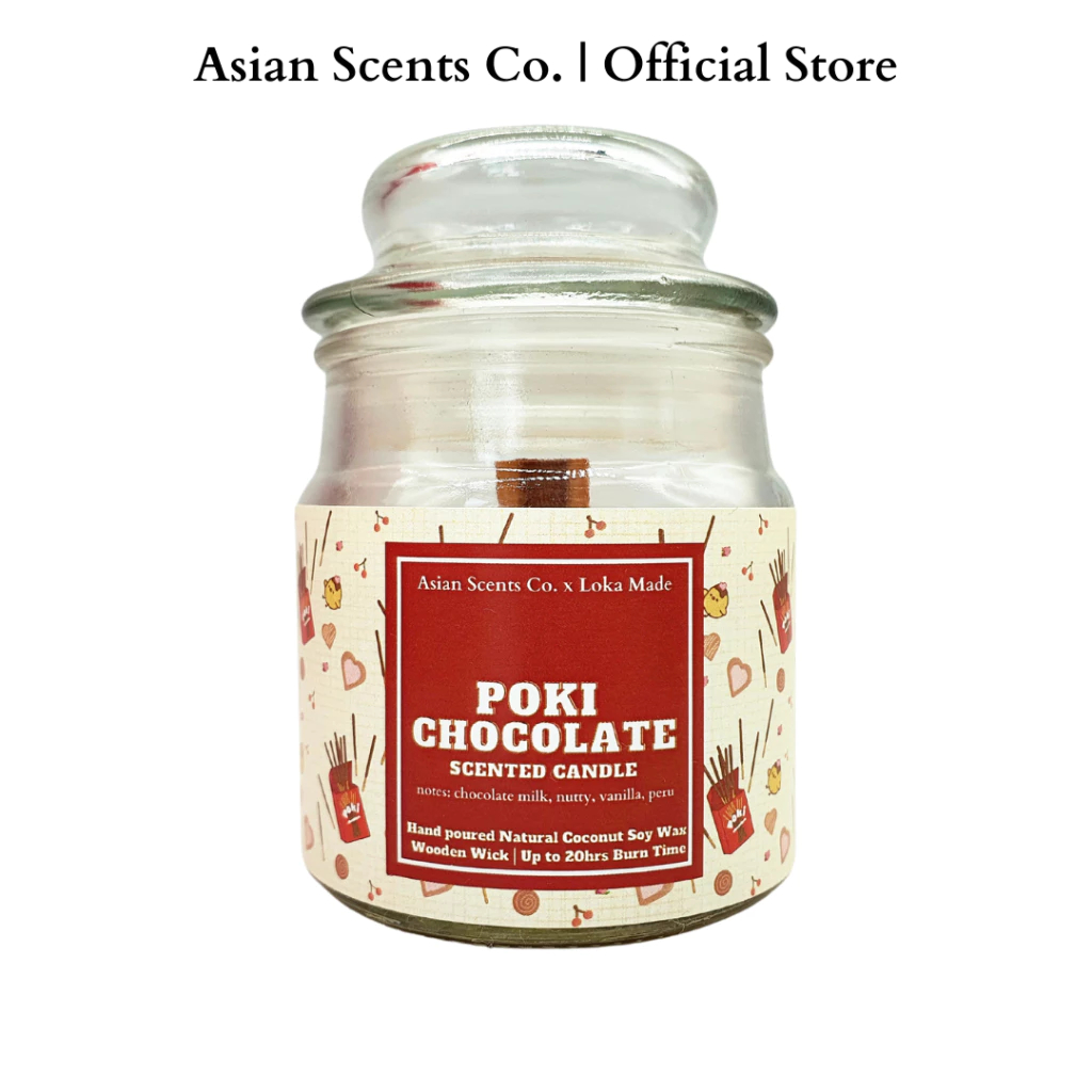 Asian Scents Co. x Loka Made Pocky Chocolate Scented Coconut Soy Wax ...