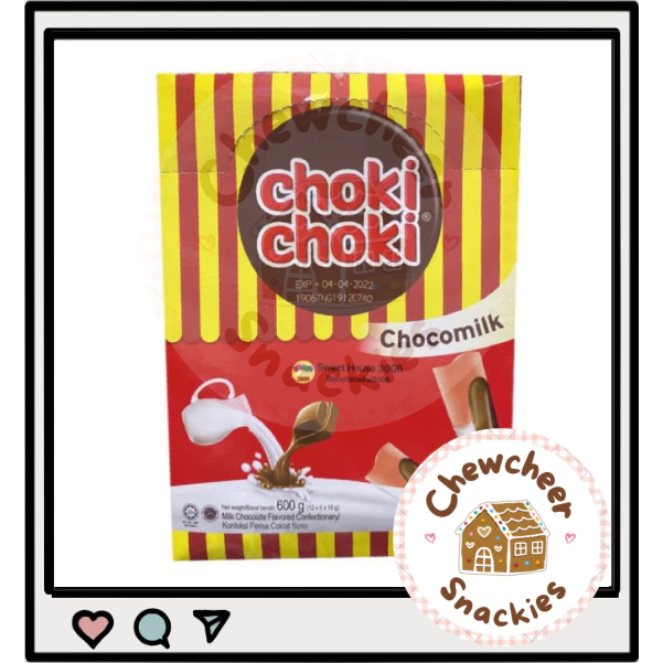 [HALAL] CHOKI CHOKI Choco Milk Chocolate Stick Childhood Zaman Kanak ...