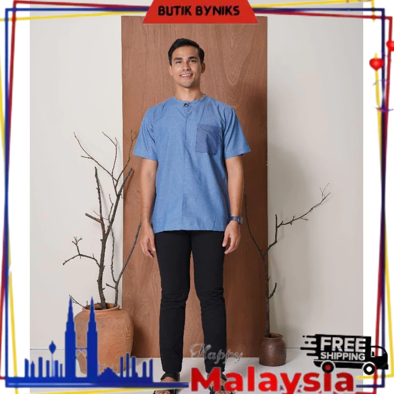 Kurta Atma Short Sleeve Byniks | Shopee Malaysia