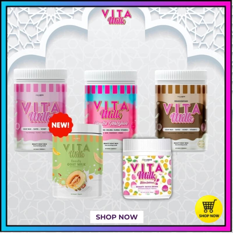 VITAMILK Booster 550gm Coklat Strawberry Vanilla Apple Grape ORI ...