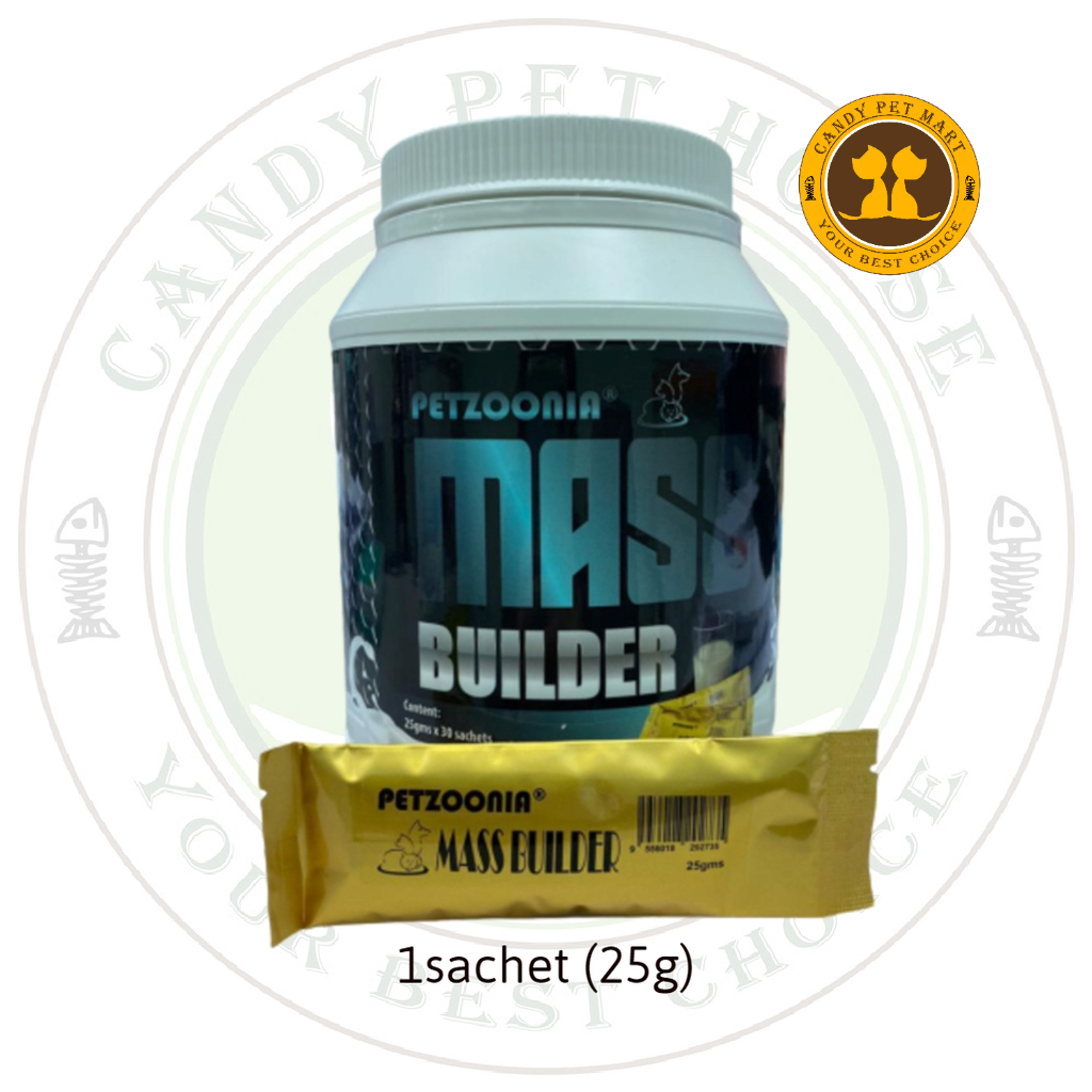 Petzoonia Mass Builder /GEMUK For Cats & Dogs - 1Sachet (25g) ( Loose ...