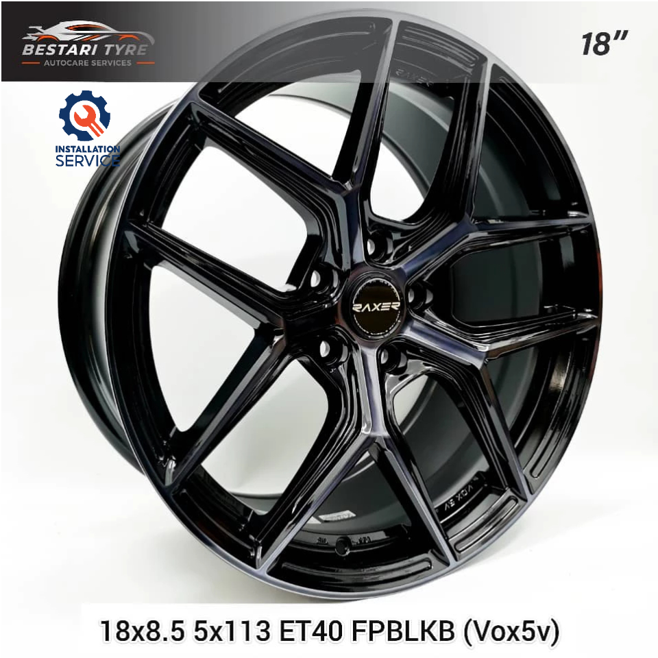 【Installation Available】VOX5V RAXER FLOW FORMING 18 INCH 18X8.5 5X113 ...